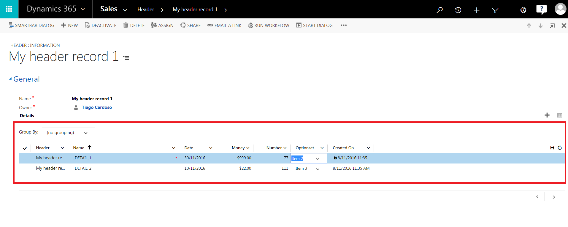 Dynamics 365 – Grids/Subgrids Editáveis – Power Platform by Tiago Michelini Cardoso